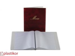 Menu Mappen - Farbig - Hersteller - Plastikor